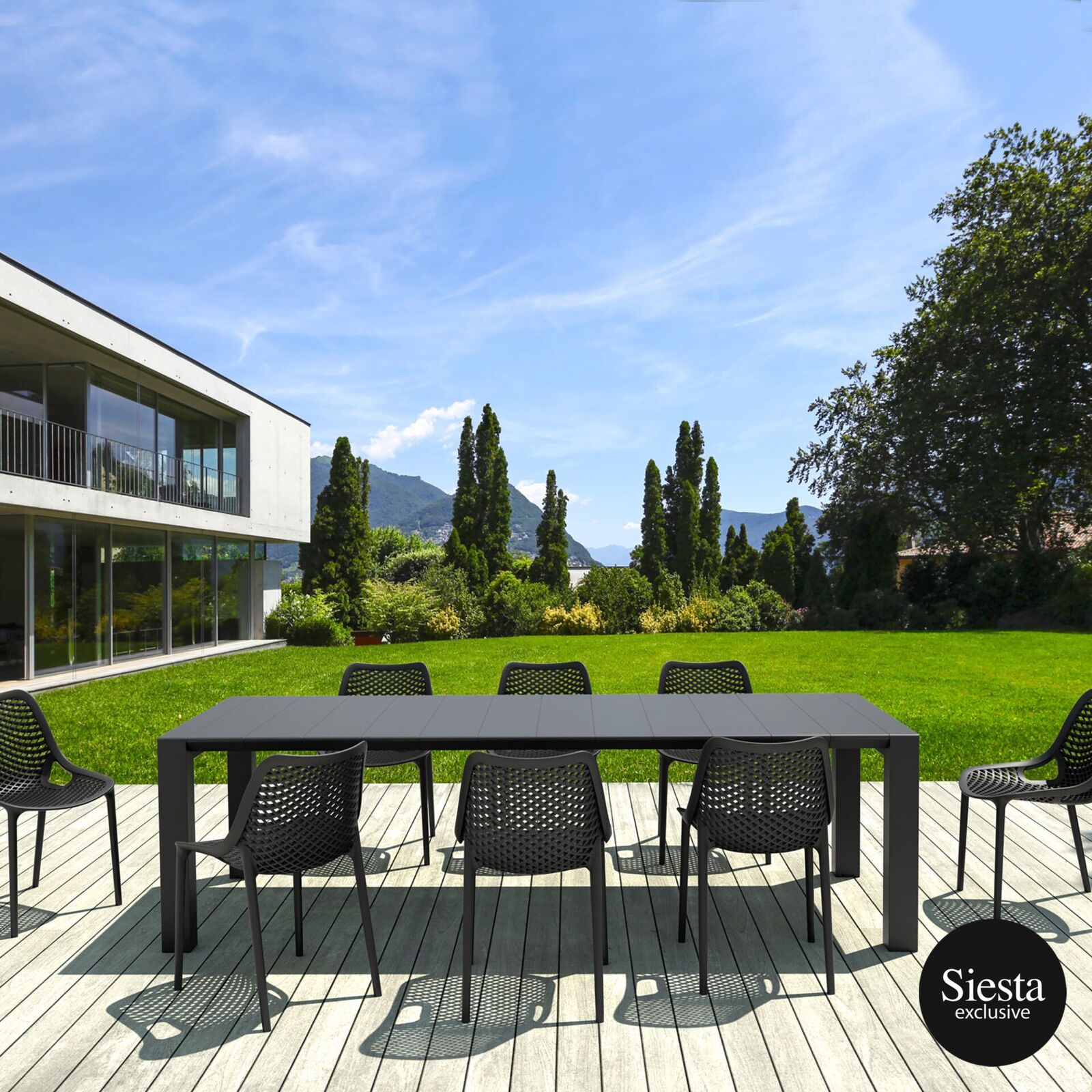 Create an Outdoor Oasis with Air Chairs and Vegas 260 Table Set